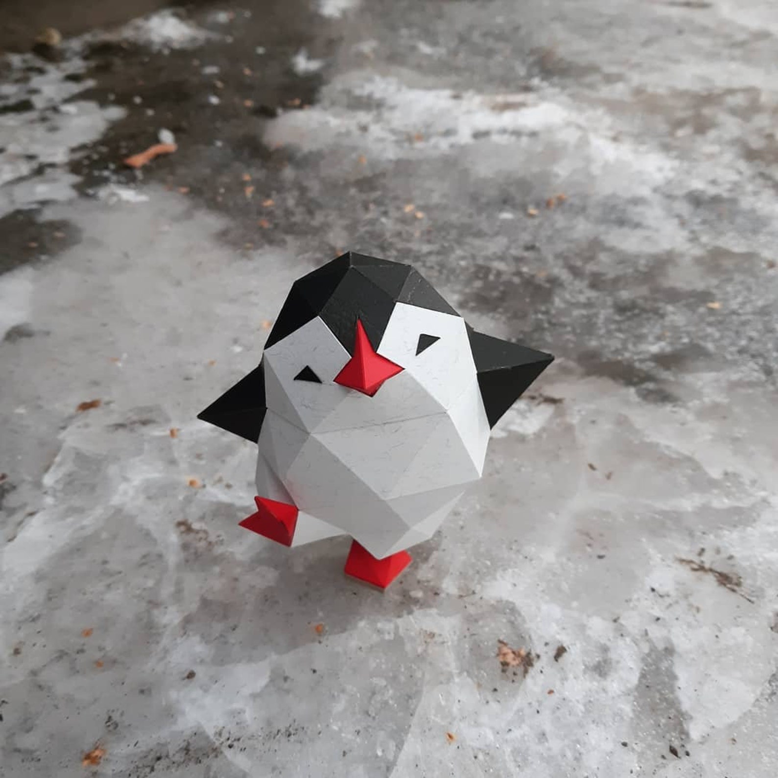 Penguins Papercraft Template Papercraft Pattern Animal - Etsy UK