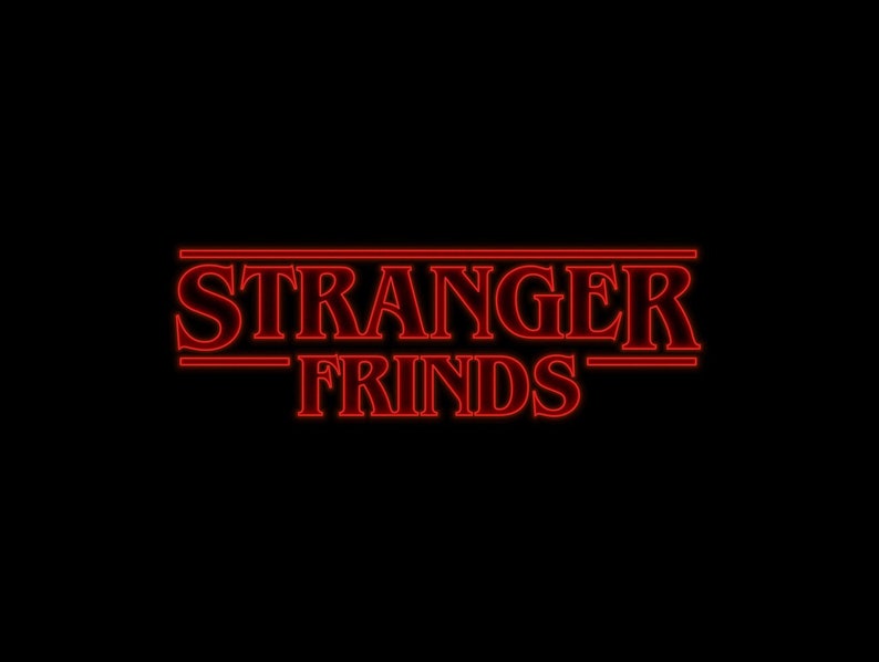 Stranger Things Font OTF - Etsy
