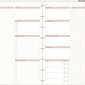 2022-2023 Digital Planner, Stickers, Notebook (goodnotes, Ipad) - Etsy