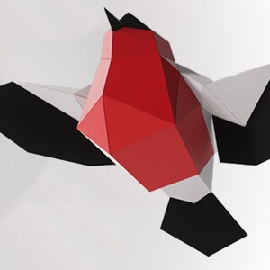 Papercraft Birds, How to Make 3D Paper Craft, Paper Sculpture Pattern ...