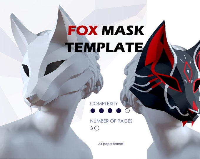 Canine Mask Base With a Bendable Ear !!read Description!! - Etsy