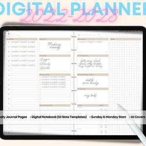 Digital Planner 2022 2023, Digital Planner Goodnotes, Digital Planner ...