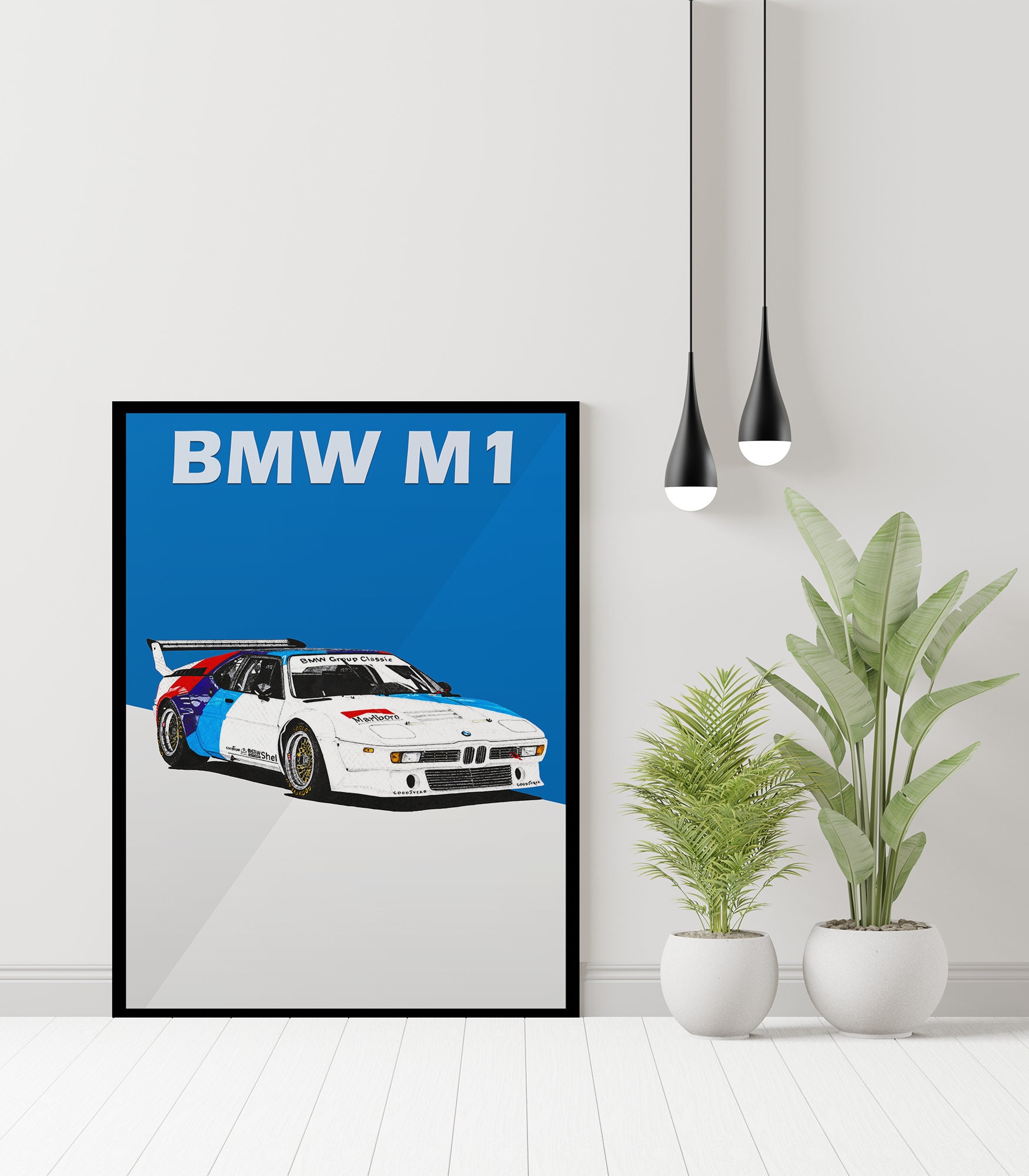 BMW M1 Poster Racing Icons: Procar Wall Art - Etsy
