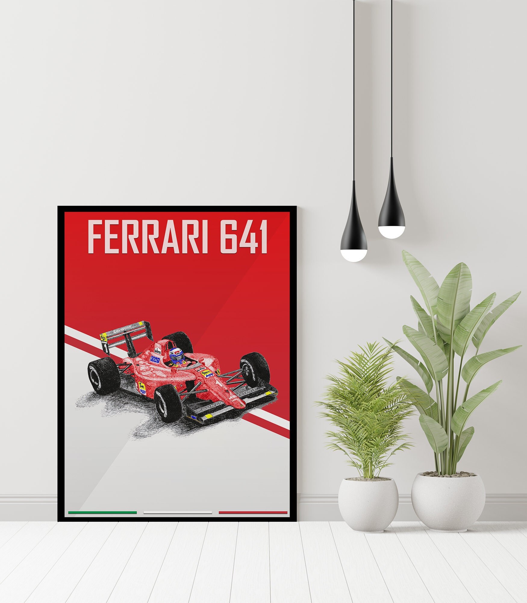Ferrari 641 Poster Racing Icons: Formula One Wall Art - Etsy