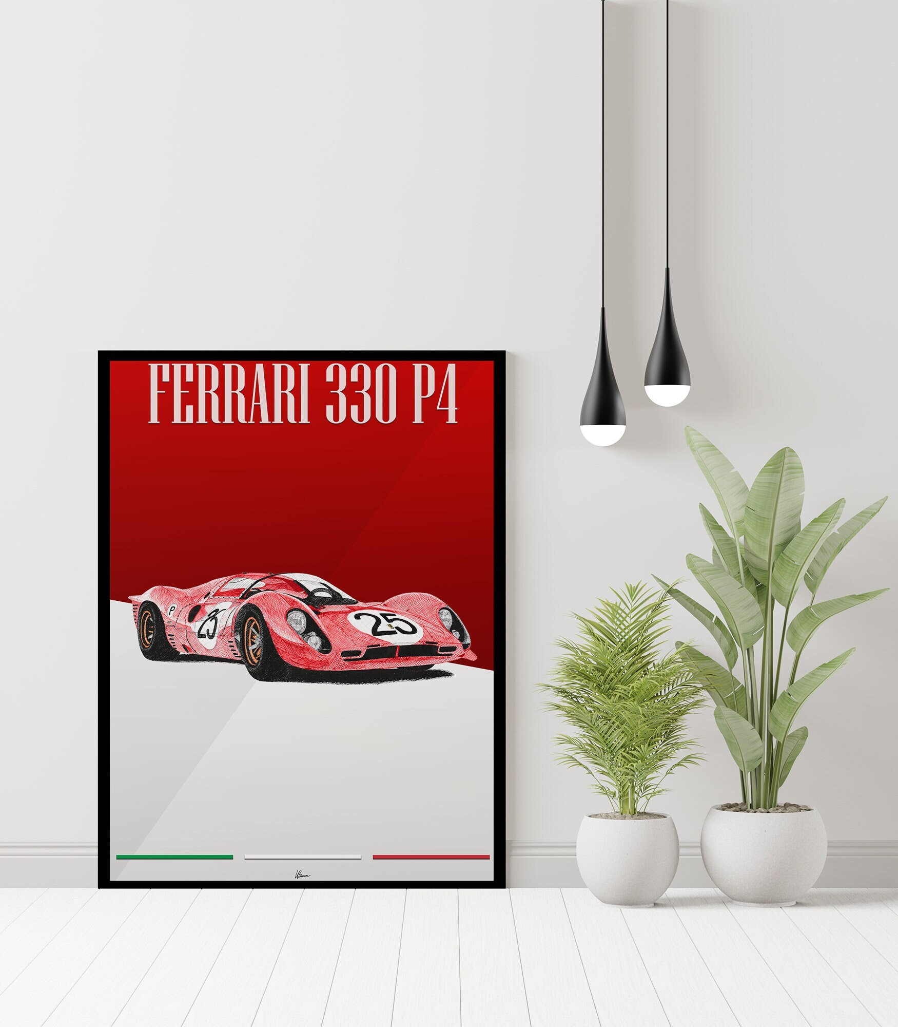 Ferrari 330 P4 Poster Racing Icons: Le Mans Prototypes Wall Art - Etsy