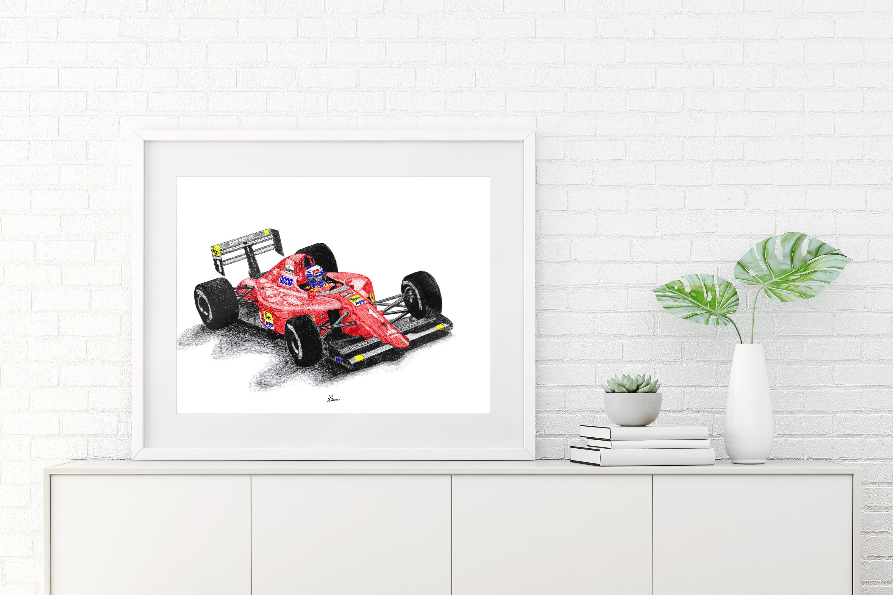 Ferrari 641 Print Racing Icons: Formula One Wall Art - Etsy