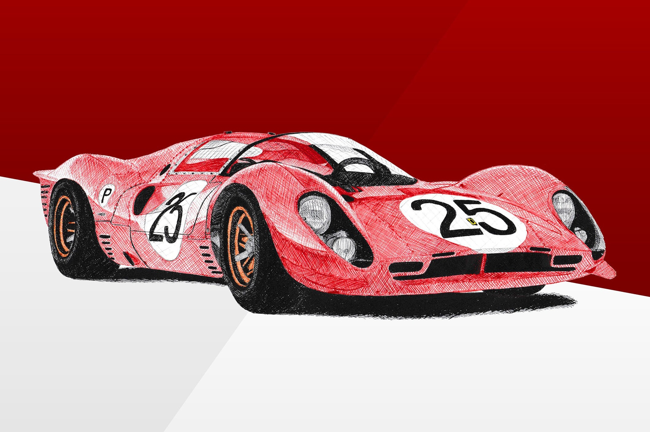 Ferrari 330 P4 Poster Racing Icons: Le Mans Prototypes Wall Art - Etsy