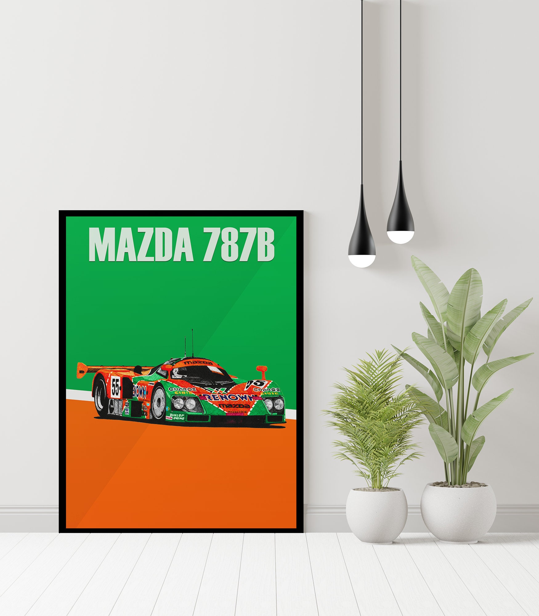 Mazda 787B Poster Racing Icons: Le Mans Prototypes Wall Art - Etsy
