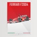 Ferrari F2004 Poster Racing Icons: Formula One Wall Art - Etsy Canada