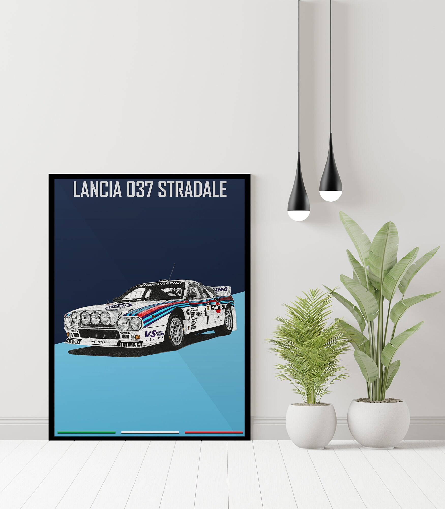 Lancia 037 Stradale Poster Racing Icons: Rally Wall Art - Etsy