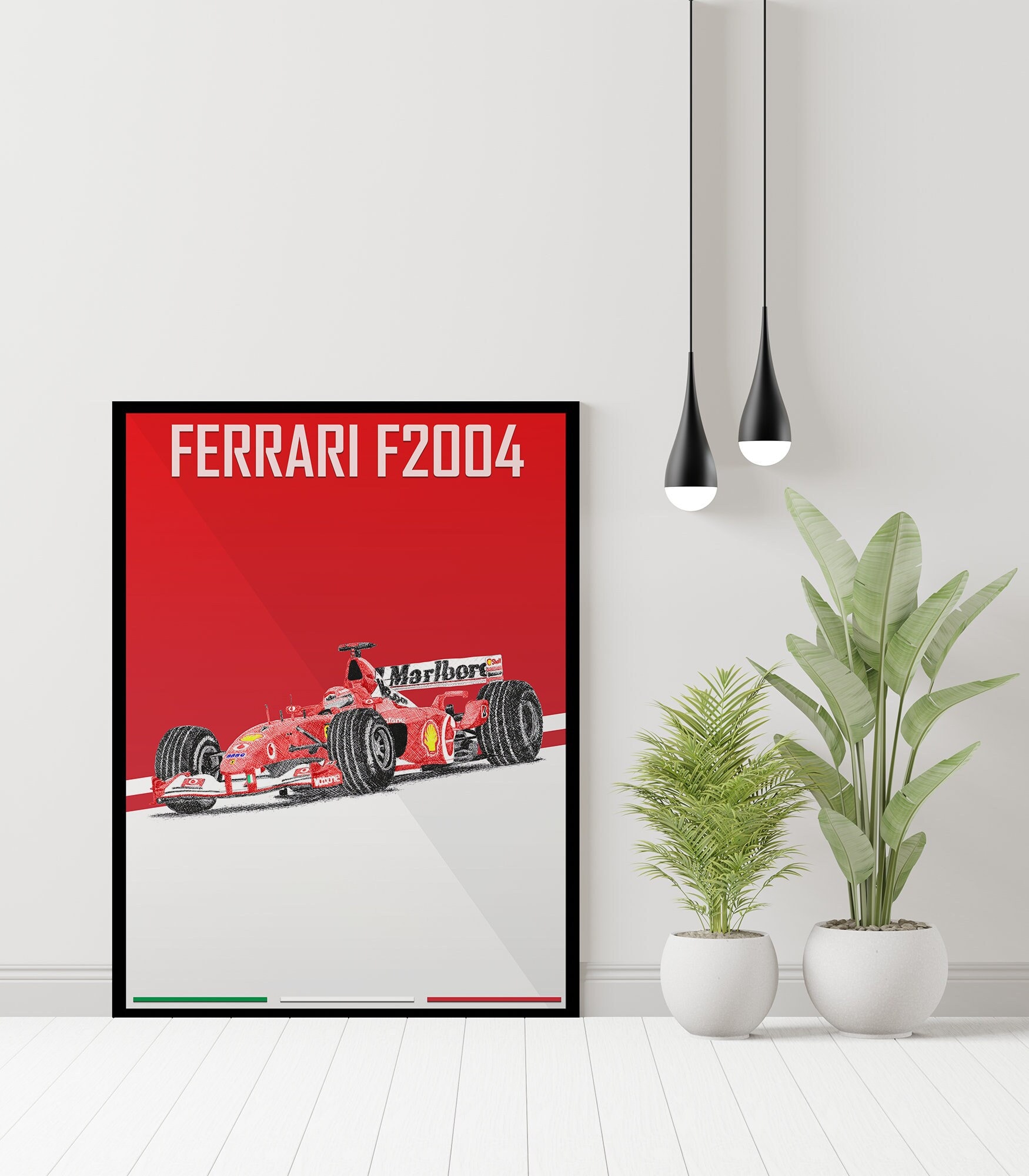 Ferrari F2004 Poster Racing Icons: Formula One Wall Art - Etsy