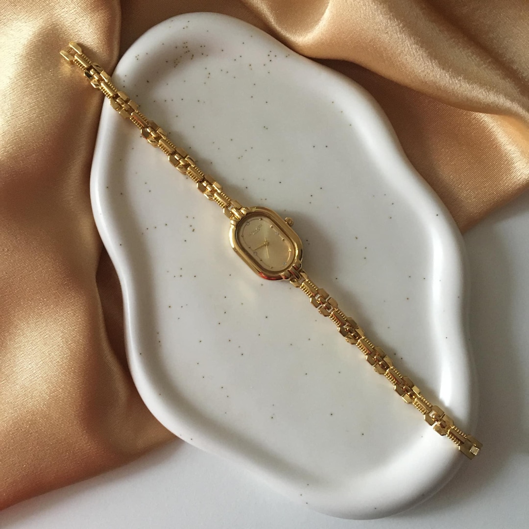 Vintage Women Watch, Gold Watch, Minimalist Watch, Dainty Watch, Vintage Watch, Dainty Gold ...