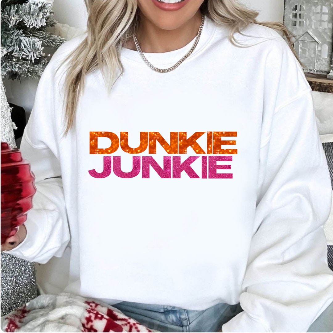 Dunkie Junkie Glitter Png, Dunkie Junkie, DD, Dunkin - Etsy