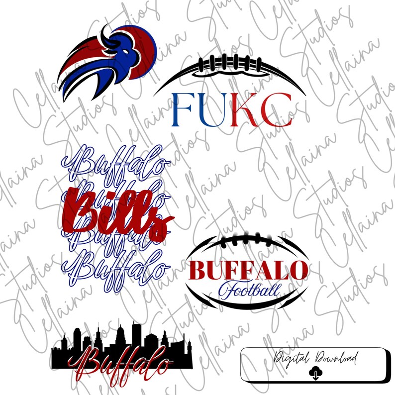 Buffalo Football PNG, Bills PNG, Football Png, Sublimation Design, T ...