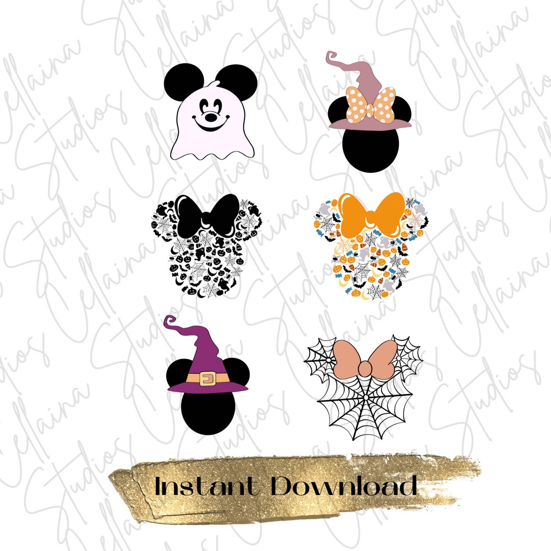 Cute Halloween Mouse Png, Mickey|minnie Halloween, Trendy Halloween Png ...