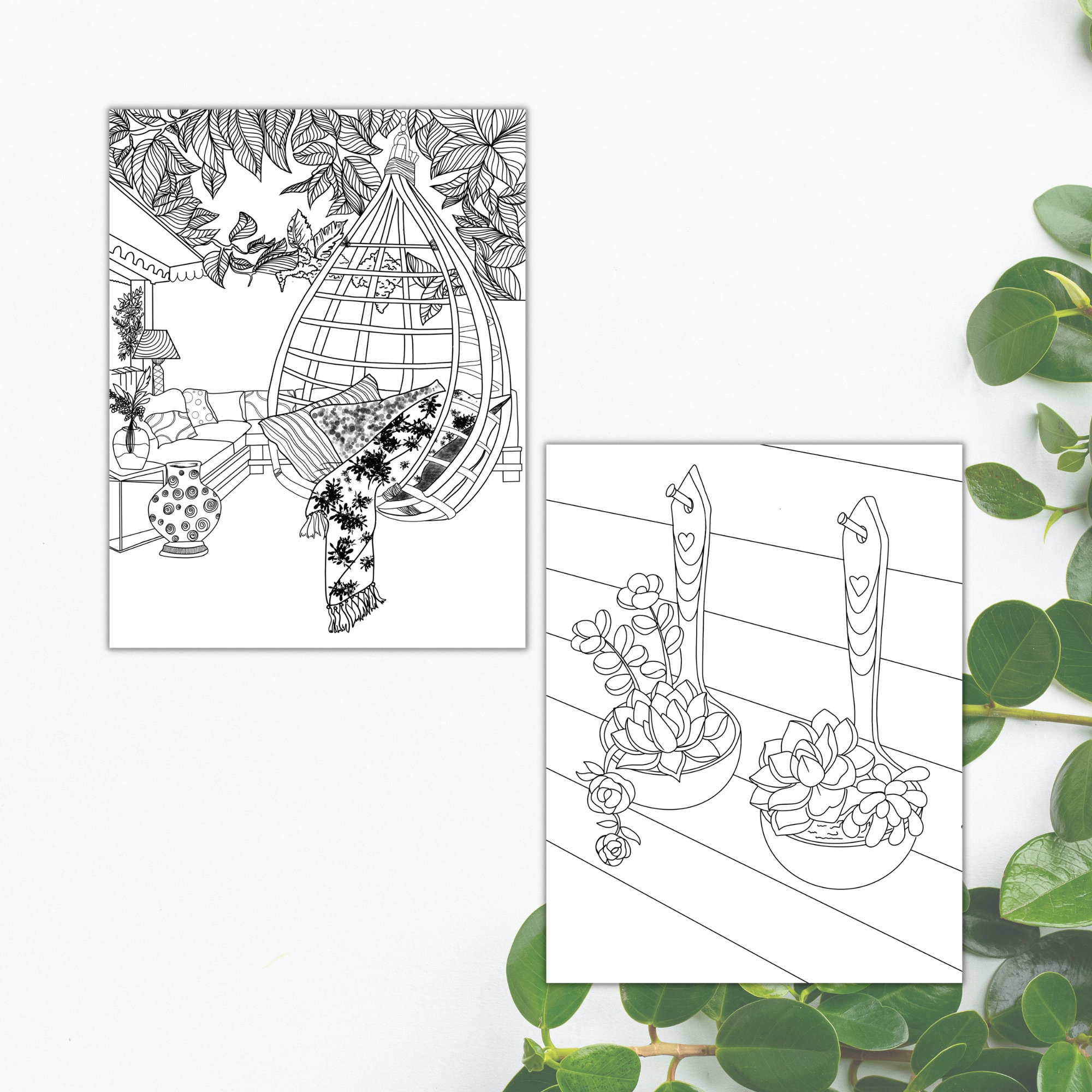 Printable Plant Coloring Pages, Trendy Coloring Pages, Plant Coloring ...