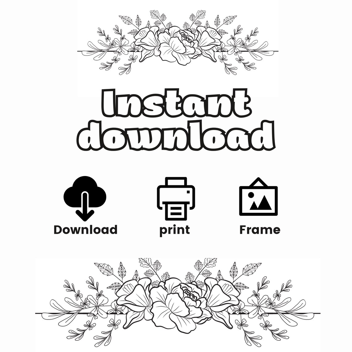 Printable Plant Coloring Pages, Trendy Coloring Pages, Plant Coloring ...