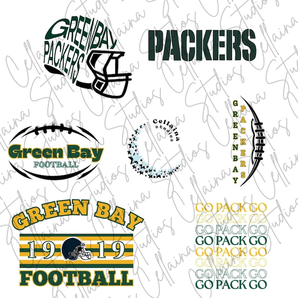 Green Bay Packers Clip Art - Etsy