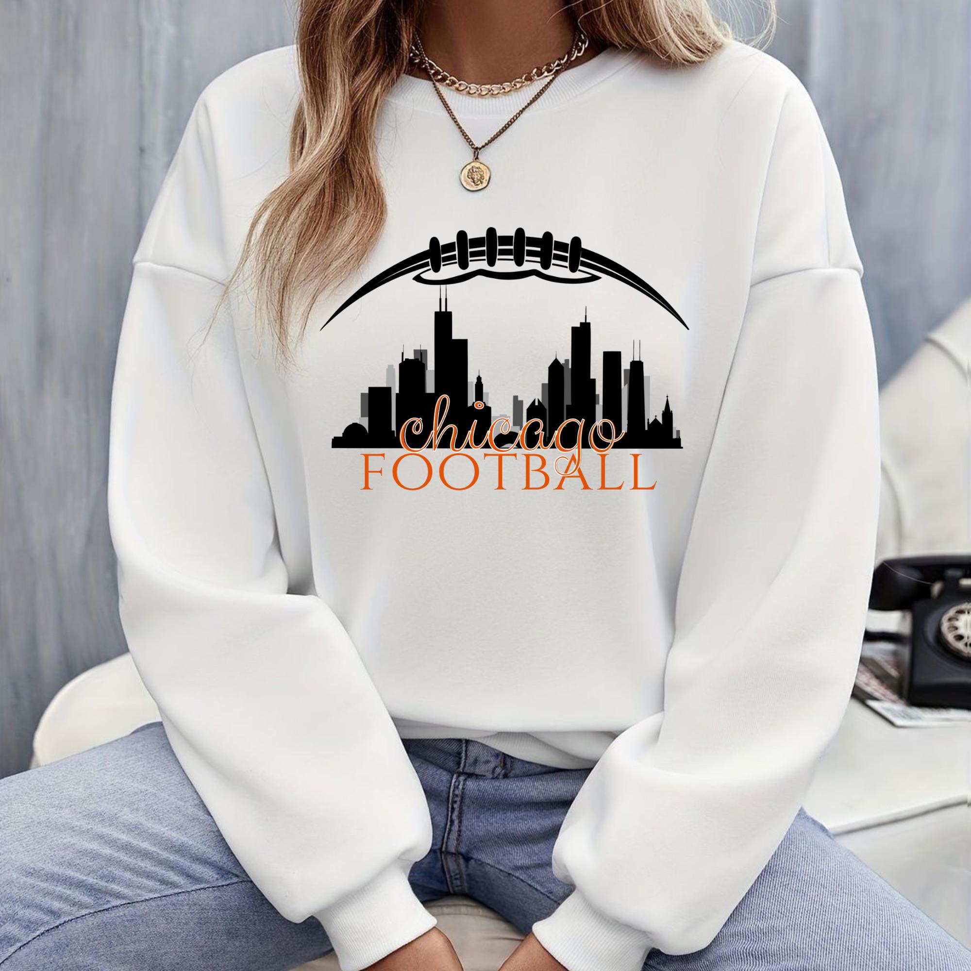 Chicago PNG, Bears Png, T-shirt, Sublimation Design, Chicago Skyline ...