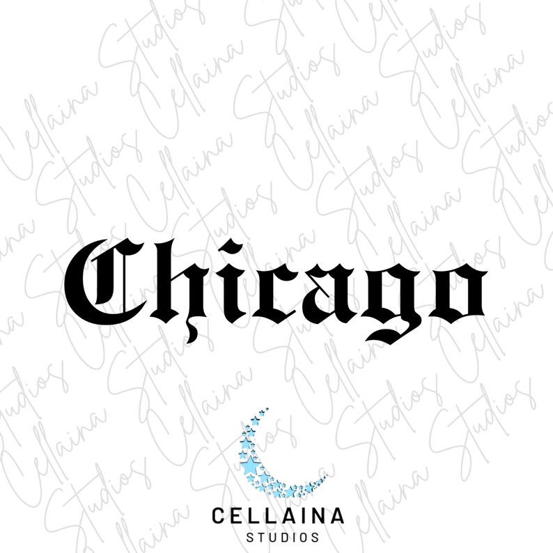 Chicago Old English PNG, Chicago Png, T-shirt Png, Sweatshirt Png ...