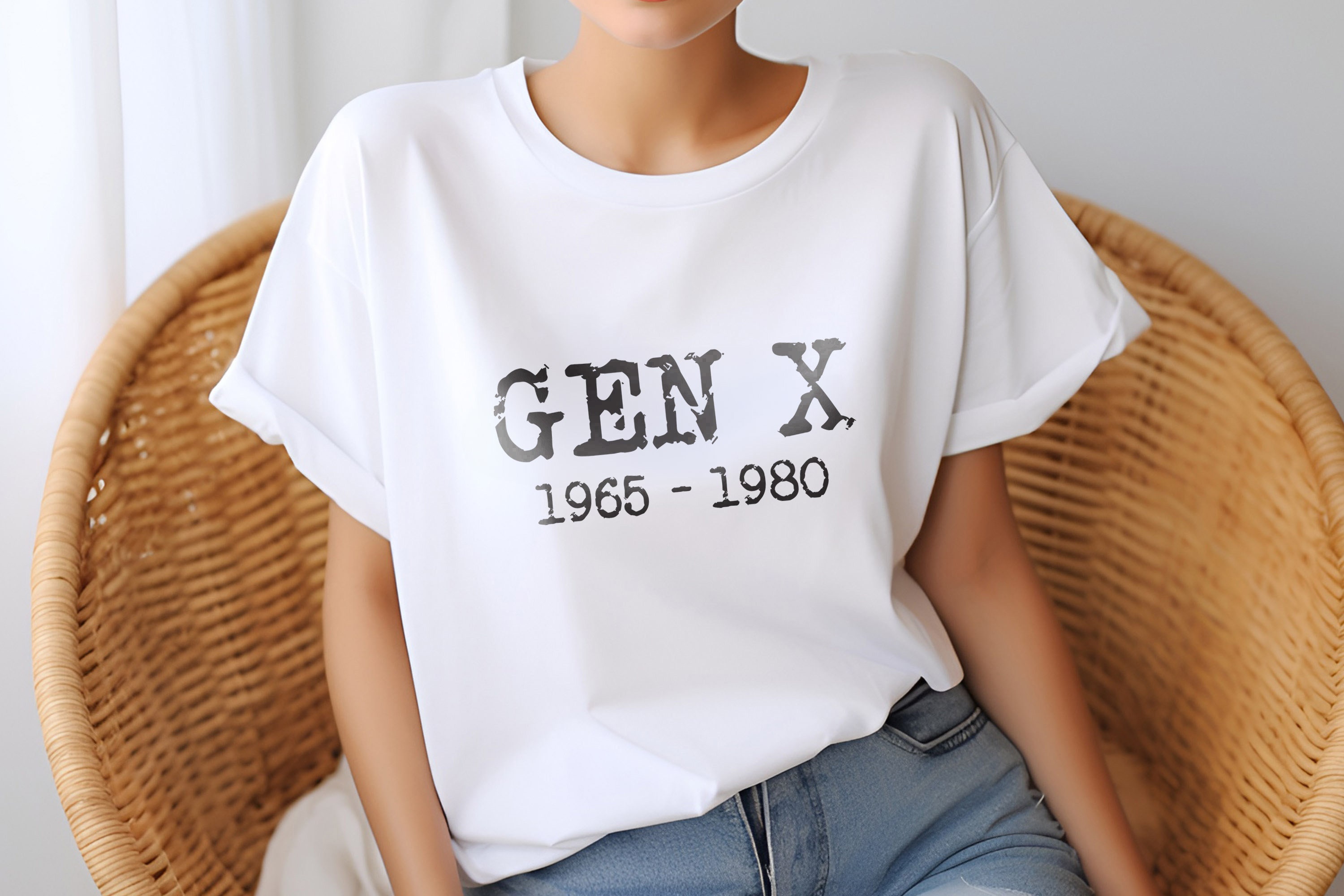 Gen X 1965-1980 SVG, Gen X SVG, Generation X SVG, Retro Gen X Shirt ...