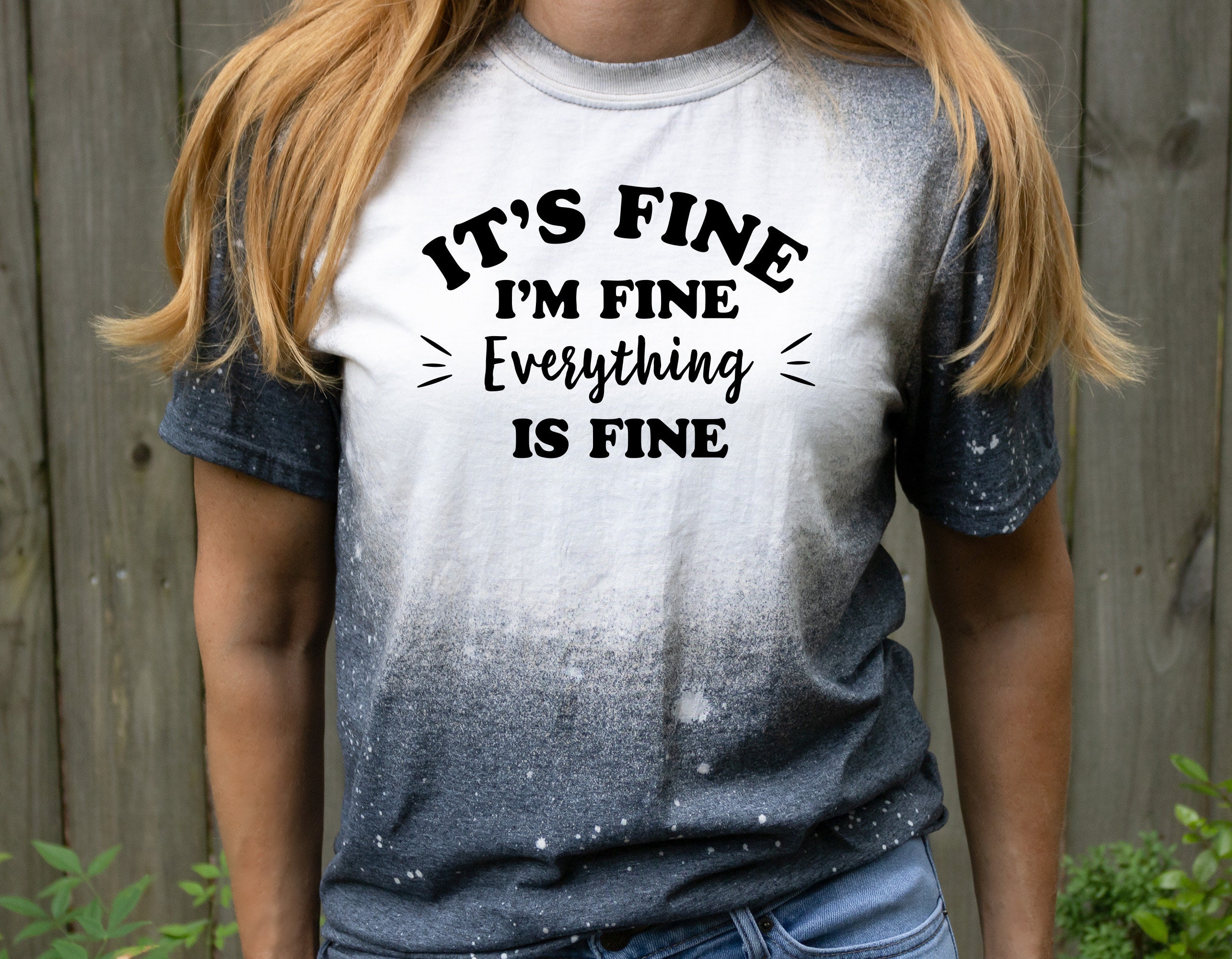 It's Fine I'm Fine Everything is Fine SVG Sarcastic - Etsy
