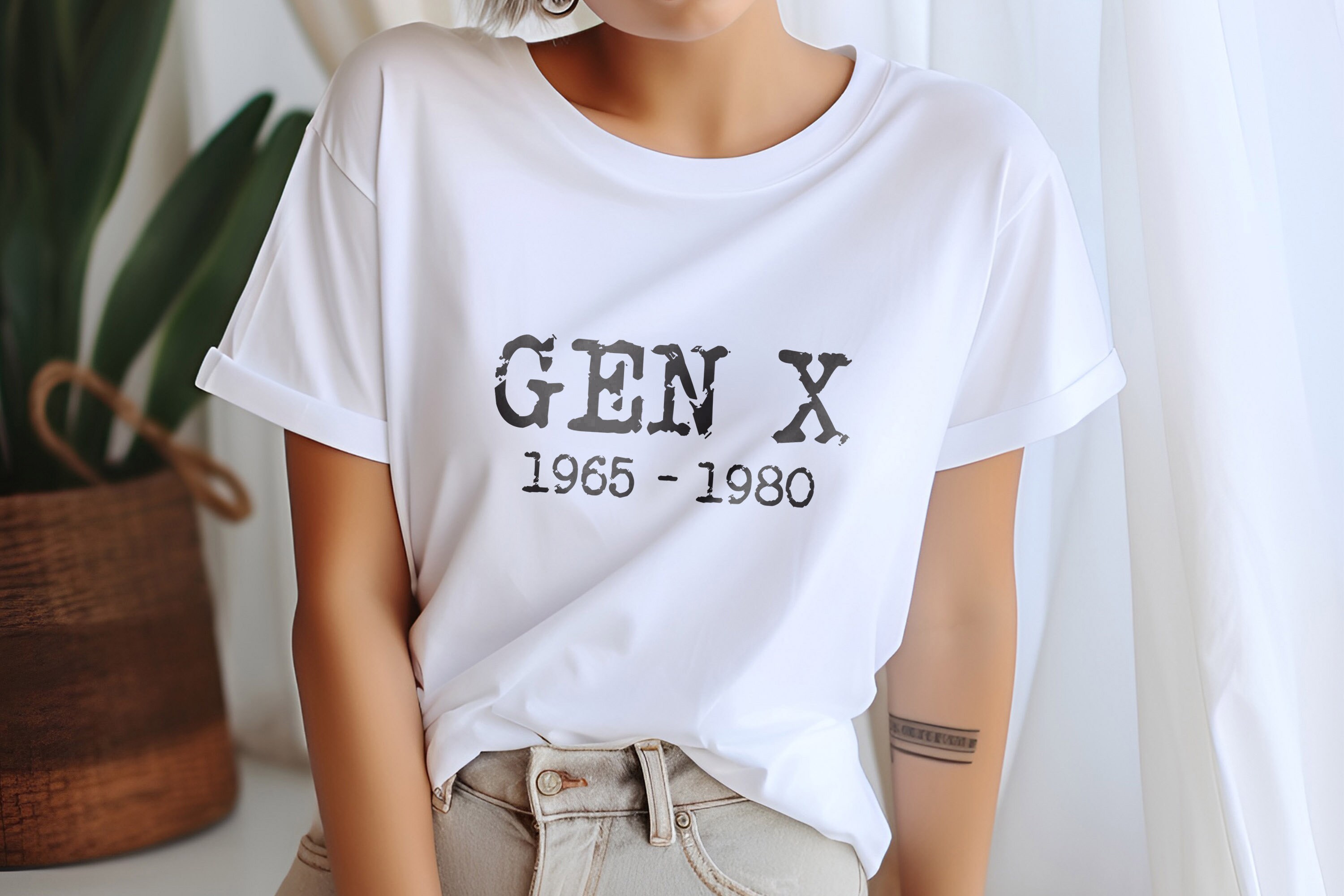 Gen X 1965-1980 SVG, Gen X SVG, Generation X SVG, Retro Gen X Shirt ...