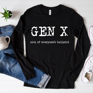 Gen X SVG, Generation X SVG, Retro Gen X Shirt, Gift for Gen X, Cricut ...