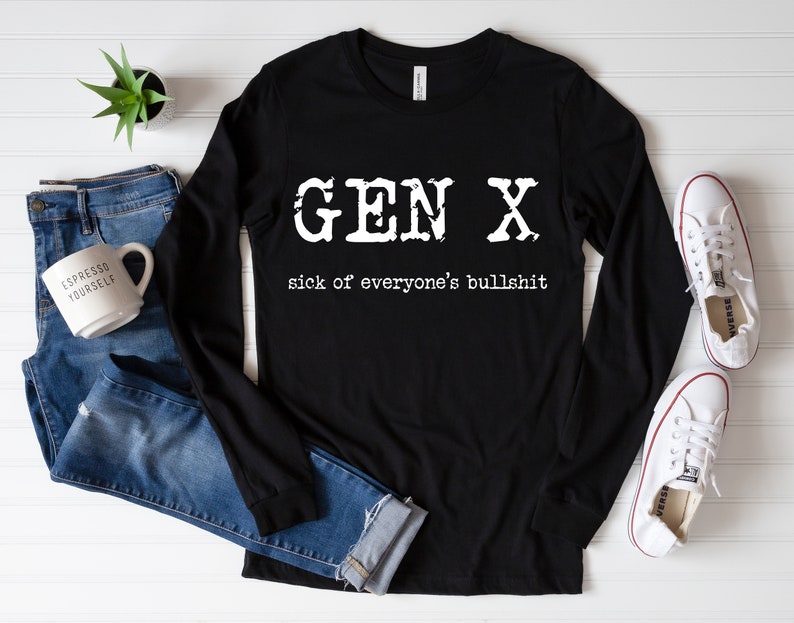 Gen X SVG, Generation X SVG, Retro Gen X Shirt, Gift for Gen X, Cricut ...