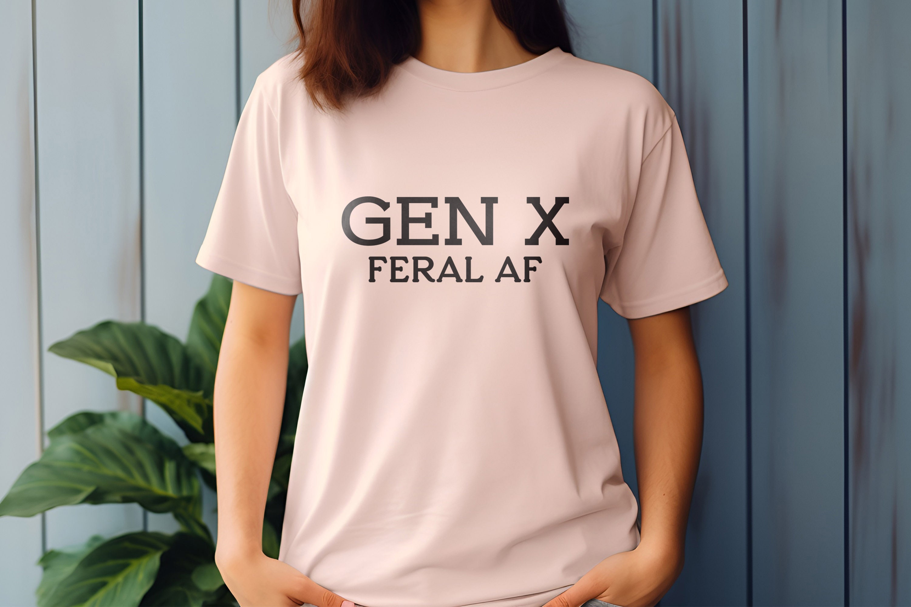 Gen X Feral AF SVG , Gen X SVG, Generation X Svg, Retro Gen X Shirt ...