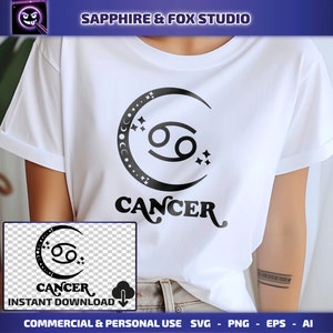Cancer SVG, Zodiac Sign SVG, Cricut Cut File, Zodiac SVG, Zodiac Shirt ...