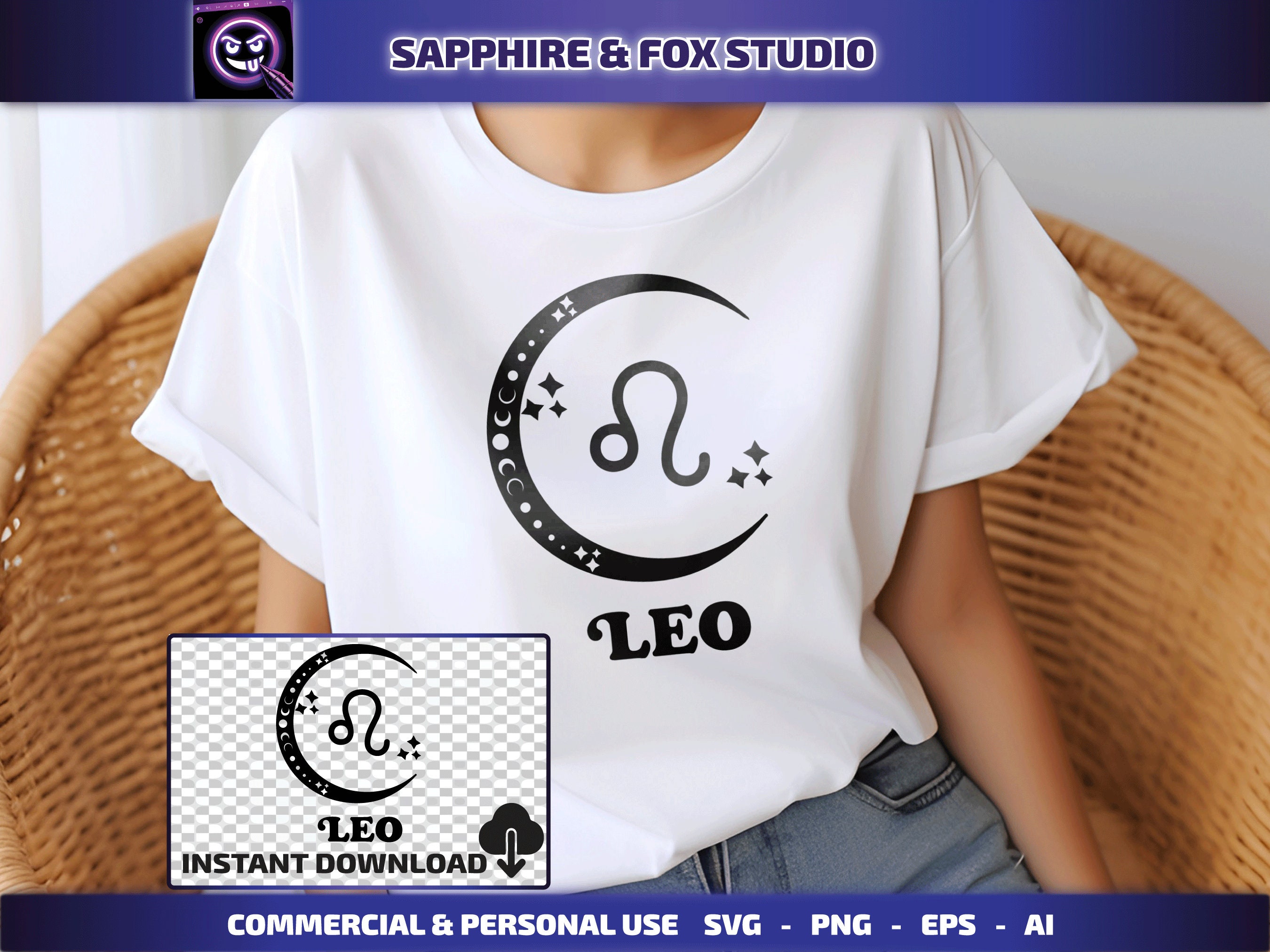 Leo SVG, Zodiac Sign SVG, Cricut Cut File, Zodiac SVG, Moon Phases Svg ...