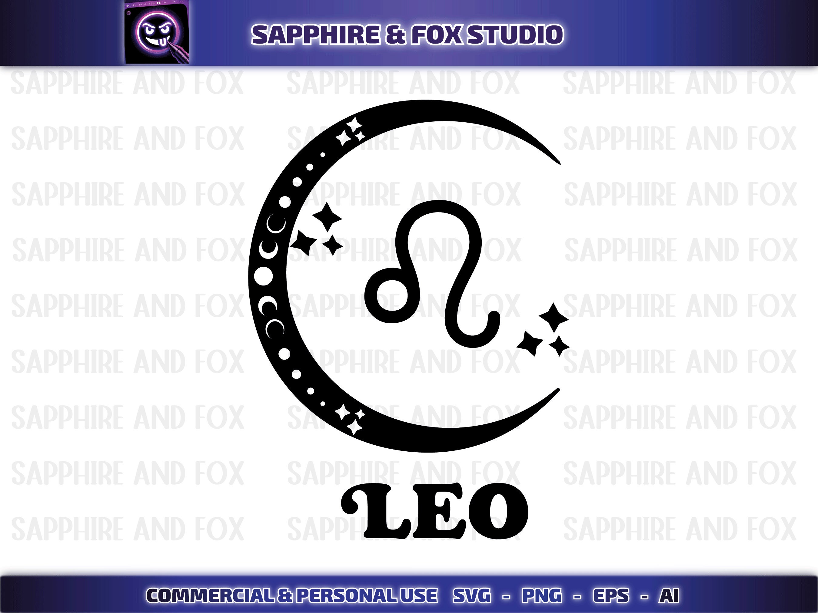 Leo SVG, Zodiac Sign SVG, Cricut Cut File, Zodiac SVG, Moon Phases Svg ...