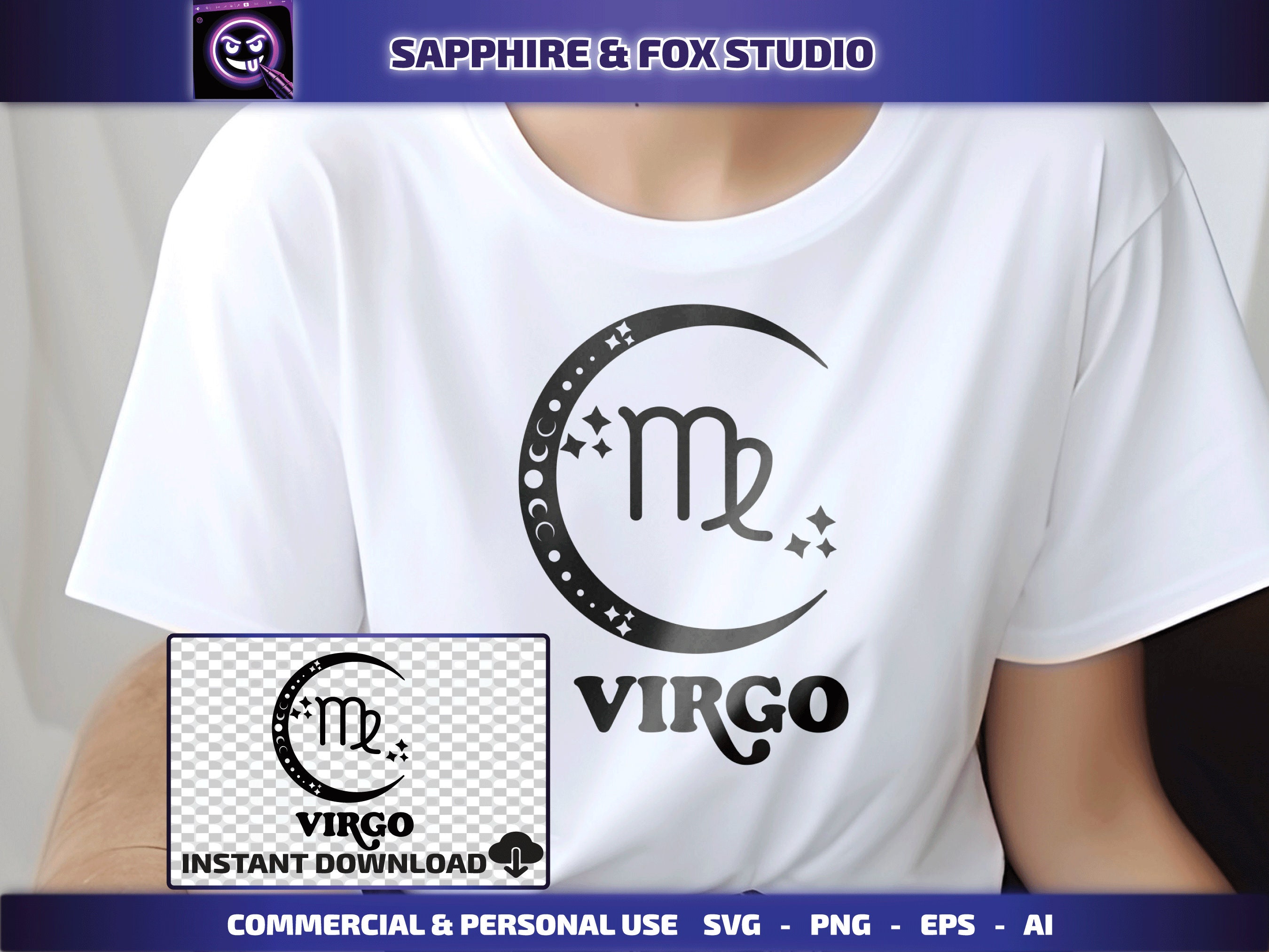 Virgo SVG, Zodiac Sign SVG, Cricut Cut File, Zodiac SVG, Zodiac Shirt ...