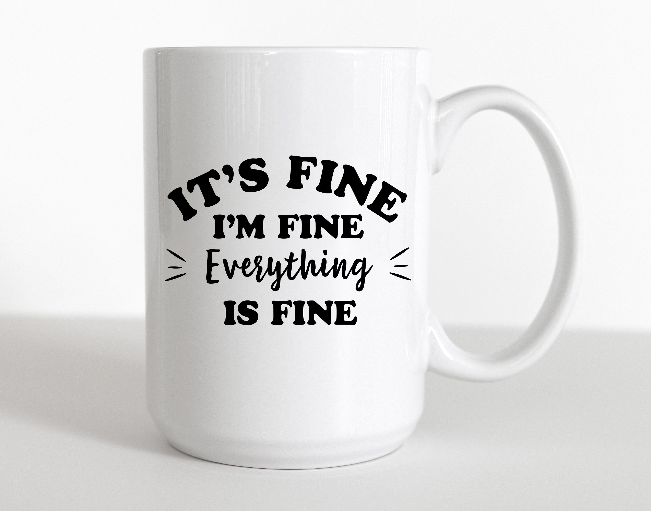 It's Fine I'm Fine Everything is Fine SVG Sarcastic - Etsy