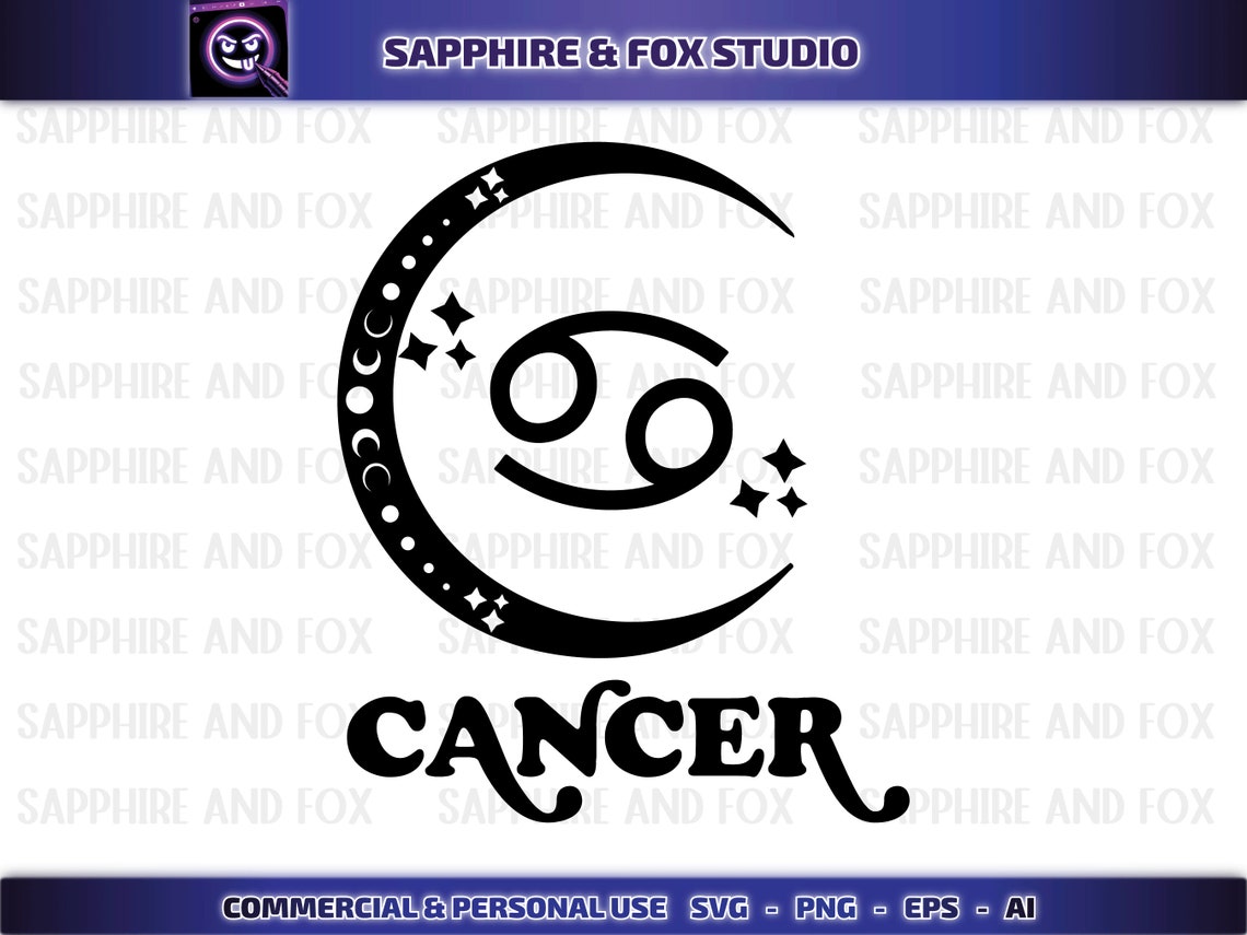 Cancer SVG, Zodiac Sign SVG, Cricut Cut File, Zodiac SVG, Zodiac Shirt ...
