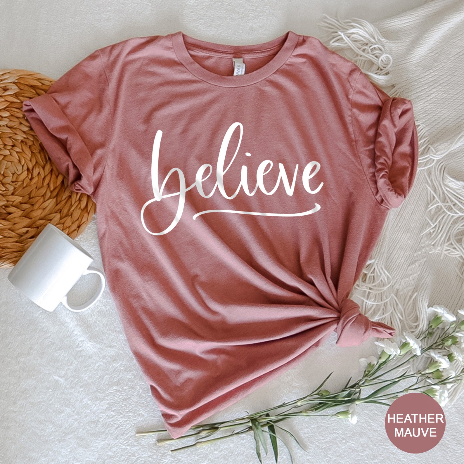 Believe Shirt, Believe T-shirt, Positive Quote Shirts, Believe Tee ...