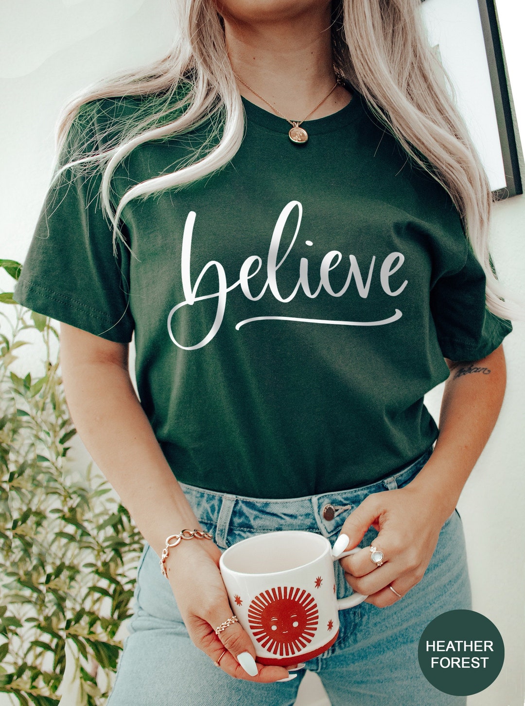 Believe Shirt: Bella+canvas Unisex Inspirational Tee - Etsy
