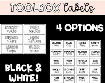 Toolbox Labels - Etsy