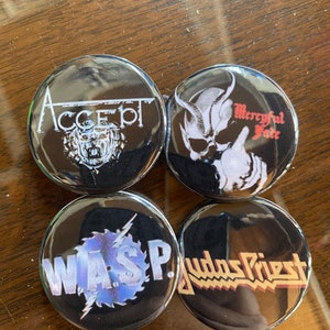 Eddie Munson INSPIRED Pinback Button Set - Etsy