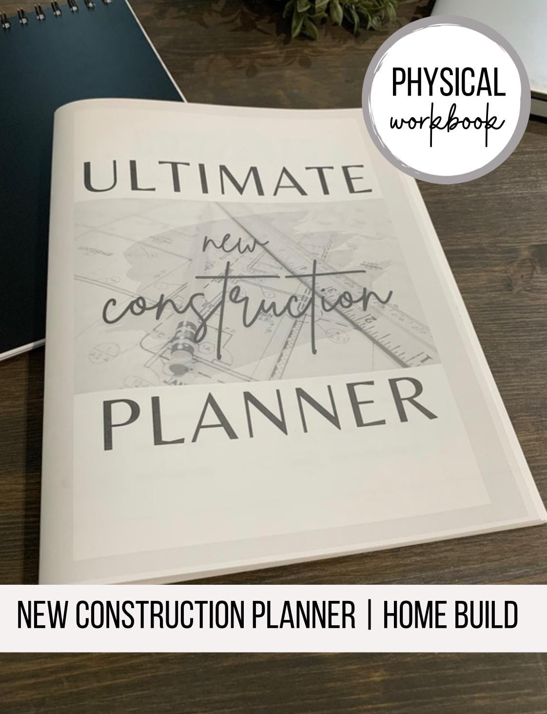 New Construction Planner Workbook Home Build New Construction Material ...