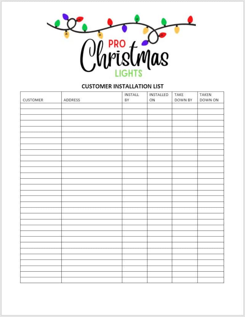 Christmas Light Install Bundle | Install Lighting Contract | Christmas ...