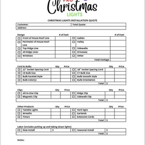 Christmas Light Install Bundle | Install Lighting Contract | Christmas ...