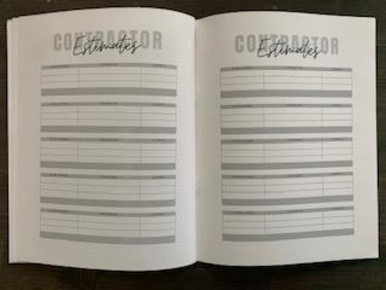 New Construction Planner Workbook Digital Download Guide New Build ...