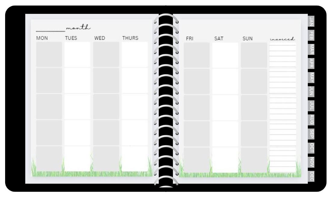Lawn Care Planner | Landscape Planner | Daily Monthly Weekly Planner ...