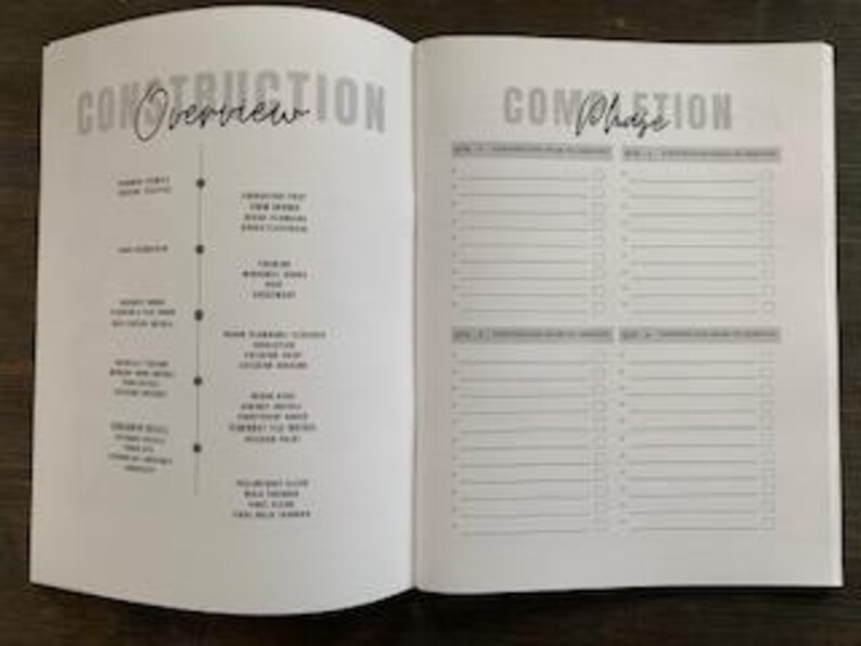 New Construction Planner Workbook Digital Download Guide New Build ...