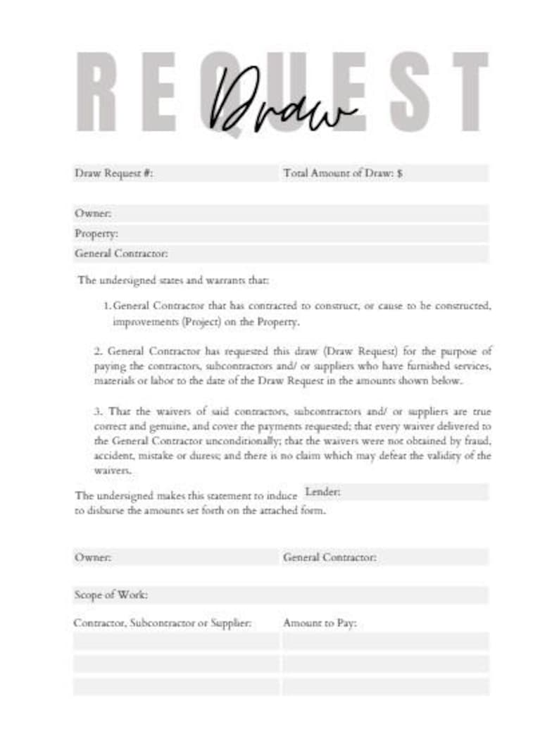 New Construction Planner Workbook | Digital Download | Guide | New ...