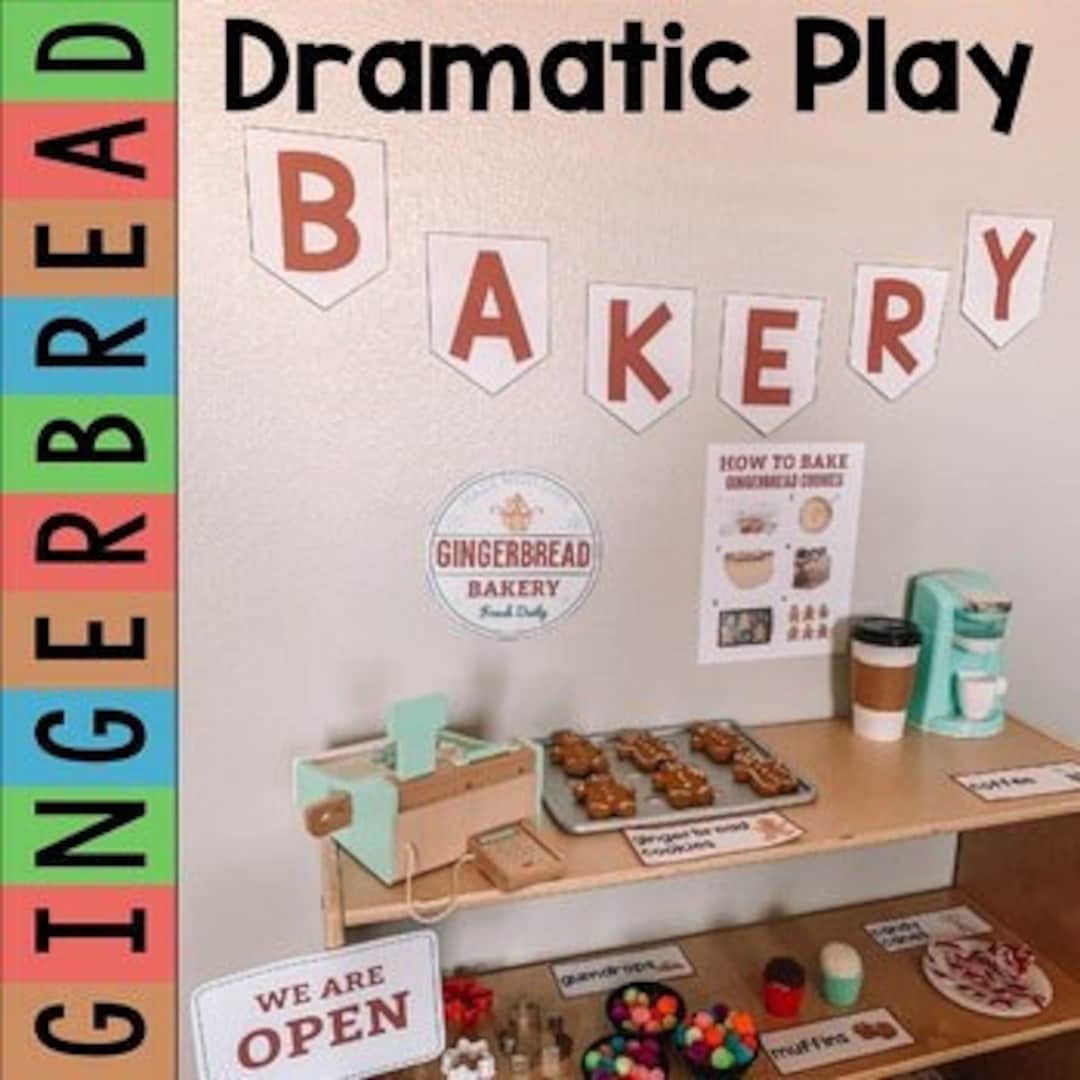 Gingerbread Bakery Dramatic Play Real Pictures - Etsy Canada