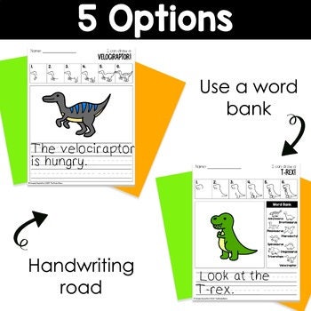 Dinosaur Directed Drawings - Etsy