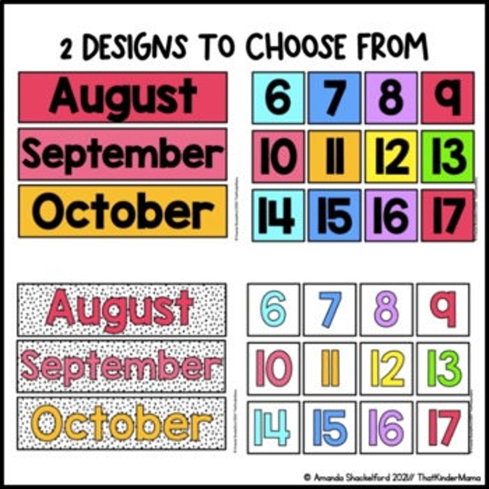 Bright Rainbow Calendar | Editable | Colorful Classroom Decor ...